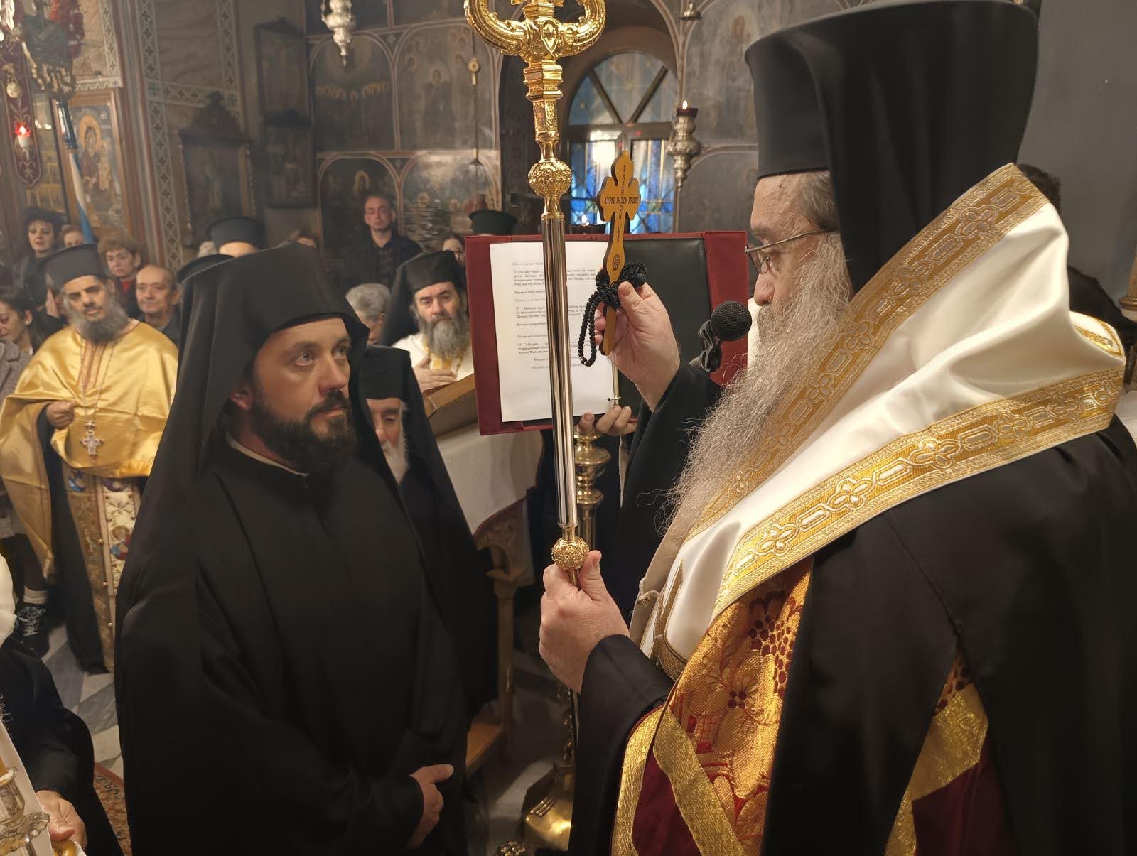 ΕΟΡΤΗ ΑΓ. ΣΠΥΡΙΔΩΝΟΣ ΣΤΗΝ Ι.Μ. ΧΙΟΥ μέ κουρά μοναχοῦ καί χειροτονία ...