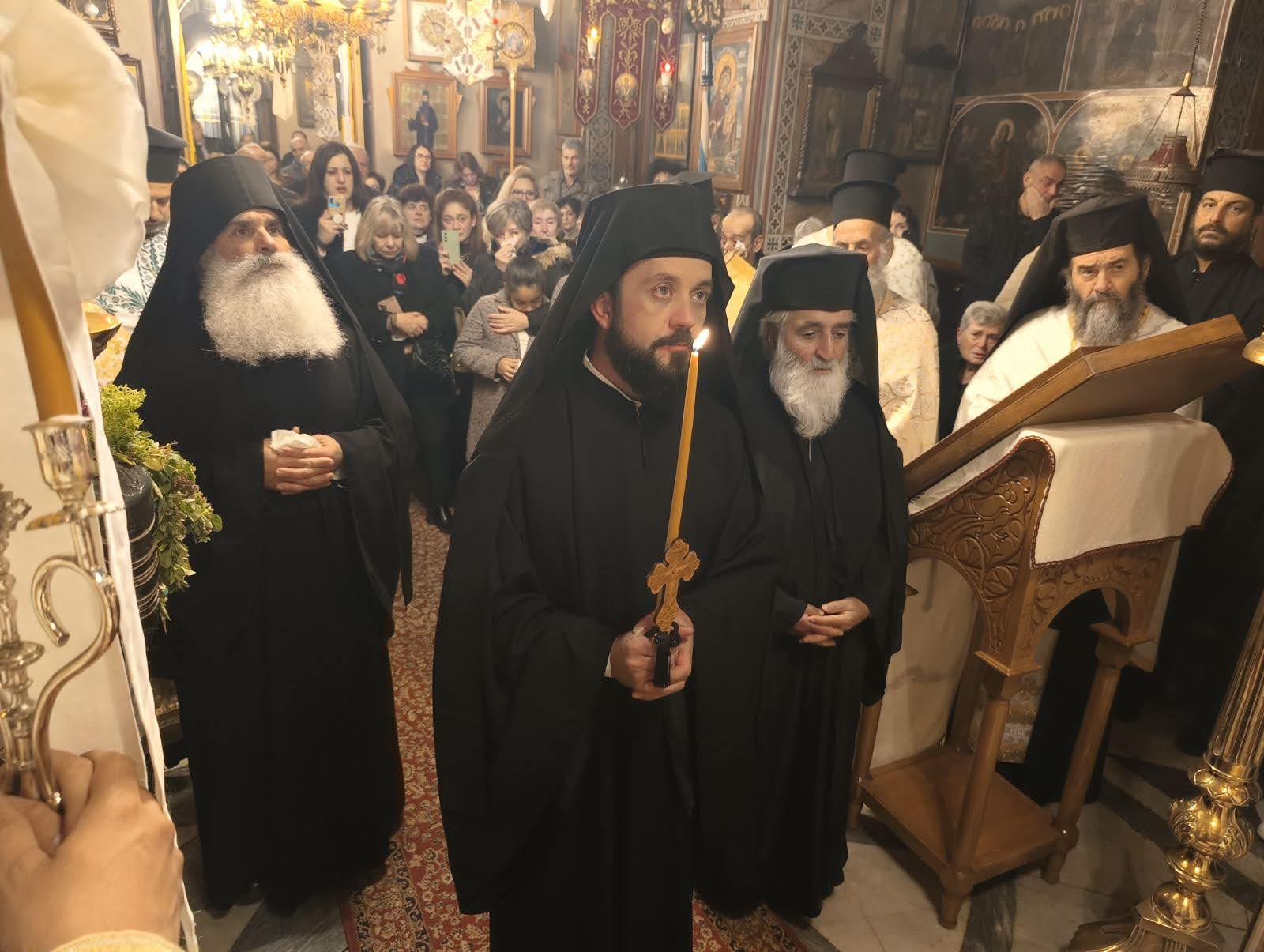 ΕΟΡΤΗ ΑΓ. ΣΠΥΡΙΔΩΝΟΣ ΣΤΗΝ Ι.Μ. ΧΙΟΥ μέ κουρά μοναχοῦ καί χειροτονία ...