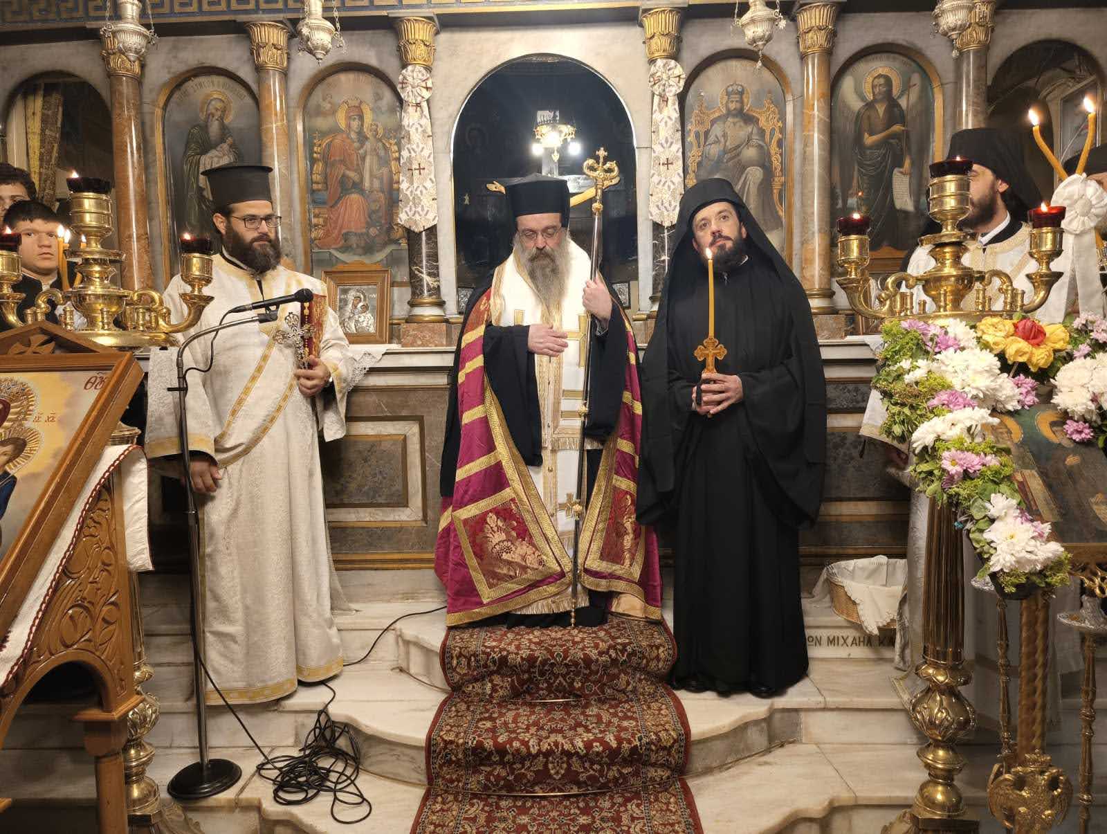 ΕΟΡΤΗ ΑΓ. ΣΠΥΡΙΔΩΝΟΣ ΣΤΗΝ Ι.Μ. ΧΙΟΥ μέ κουρά μοναχοῦ καί χειροτονία ...