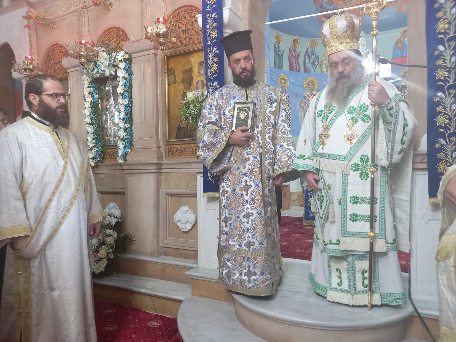 ΕΟΡΤΗ ΑΓ. ΣΠΥΡΙΔΩΝΟΣ ΣΤΗΝ Ι.Μ. ΧΙΟΥ μέ κουρά μοναχοῦ καί χειροτονία ...
